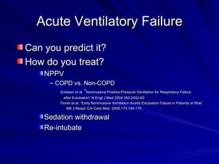 The difficult extubation | PPS