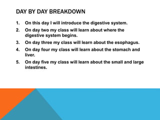 The digestive system | PPTX