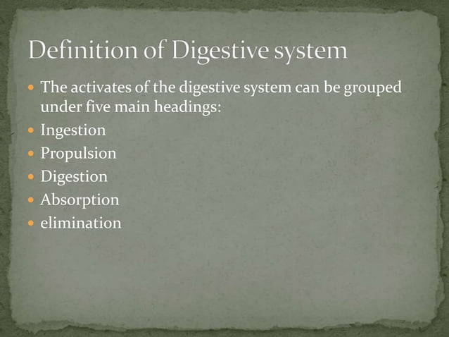 Unit X: The Digestive System AP BSN1SN 01 | PPT