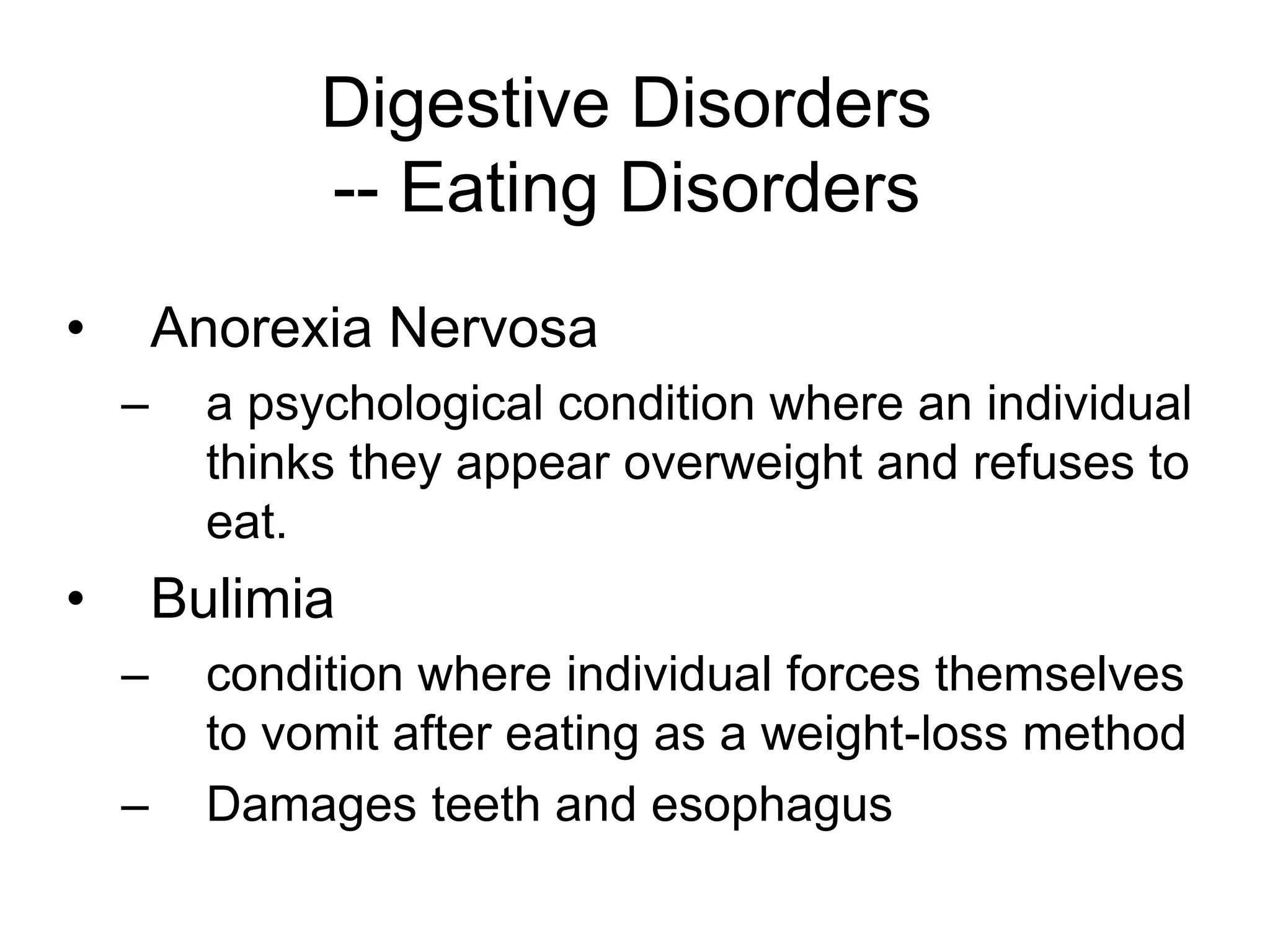 The digestivesystem and disorders | PPTX