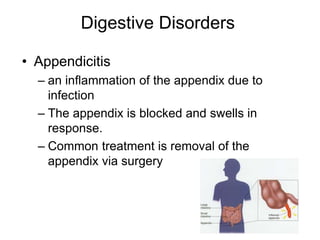The digestivesystem and disorders | PPTX