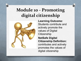 The Digital Citizenship Project KnowledgeNet Presentation | PPTX