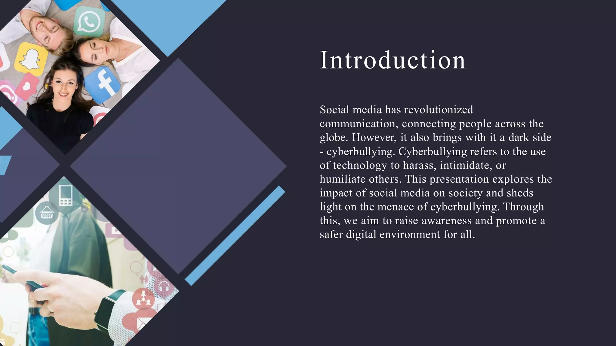 The Digital Dilemma Unveiling the Impact of Social Media and the Menace of Cyberbullying.pptx