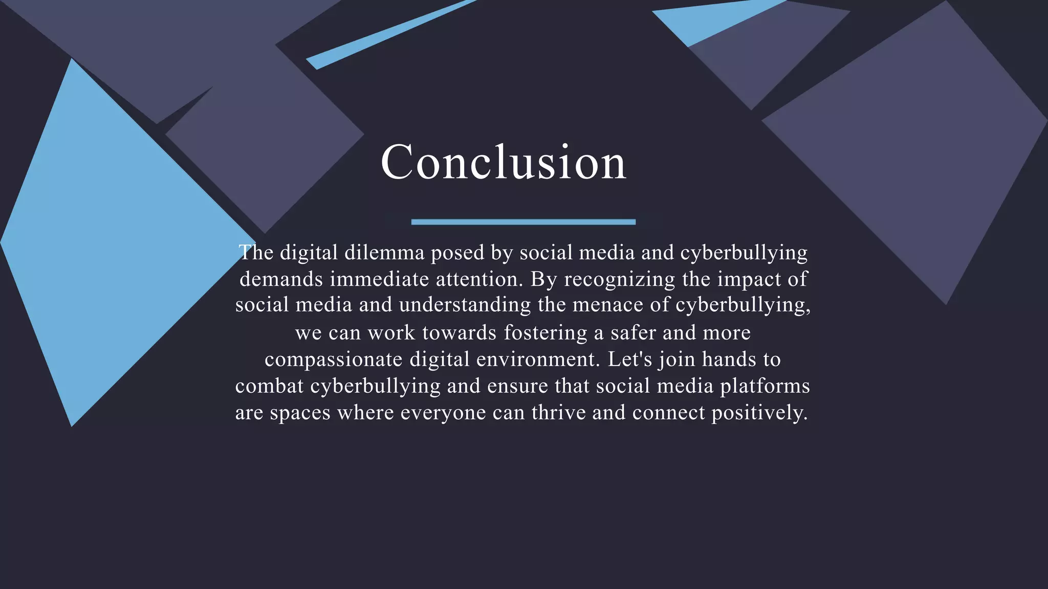 The Digital Dilemma Unveiling the Impact of Social Media and the Menace of Cyberbullying.pptx