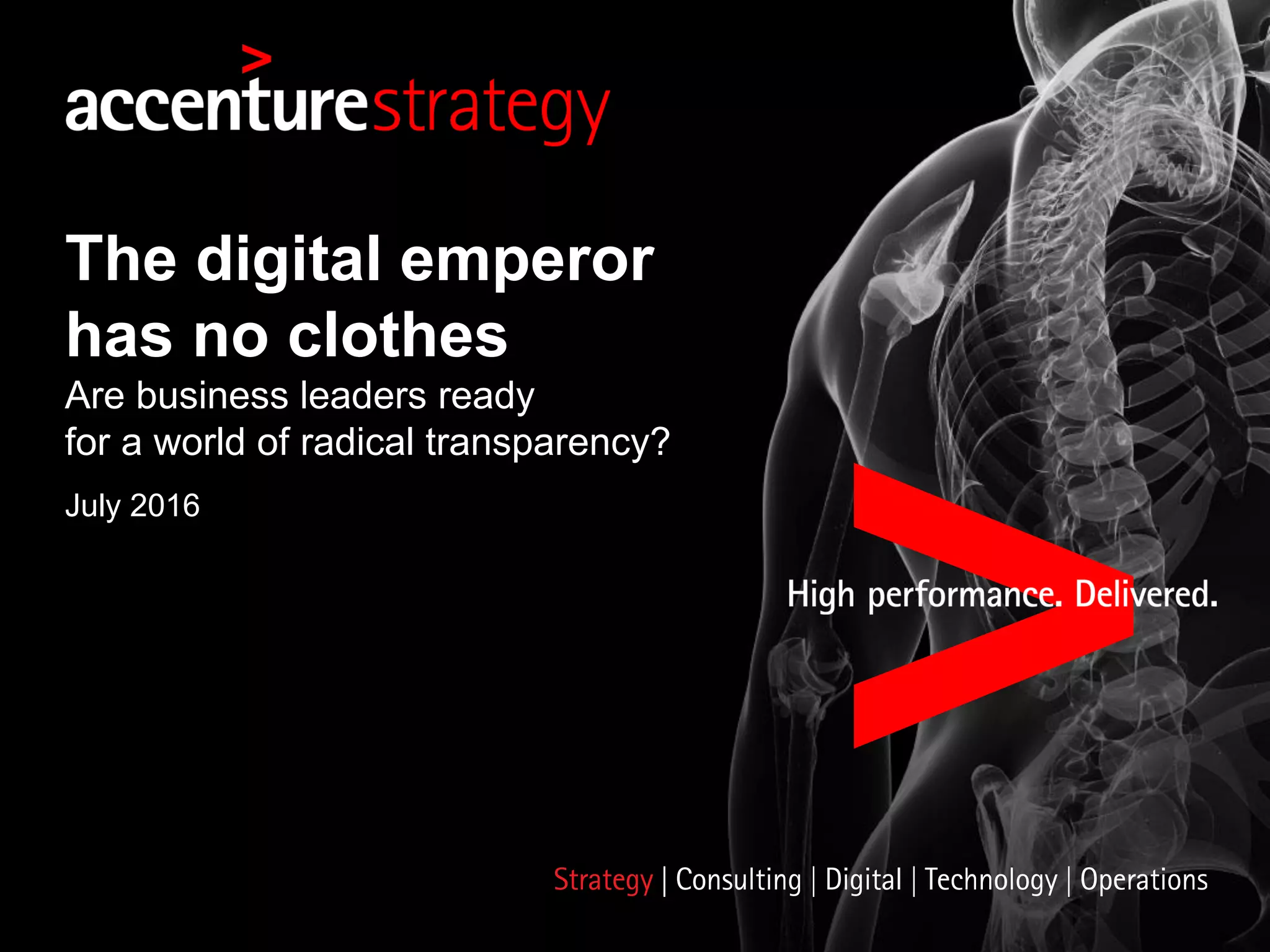 The Digital Emperor Has No Clothes | PPTX | Business | Business and Finance