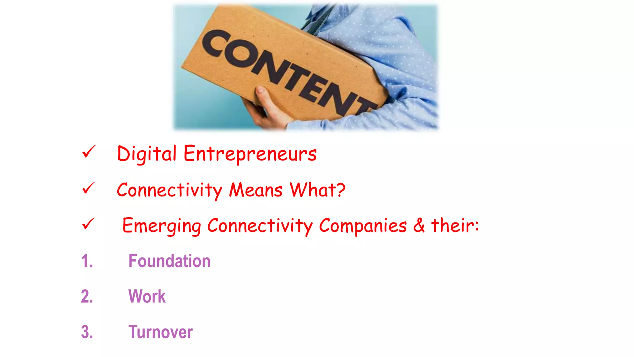 The Digital Entrepreneurs | PPT