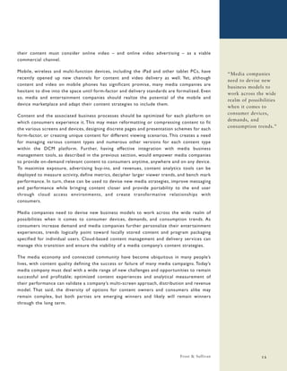 The digital media value chain | PDF