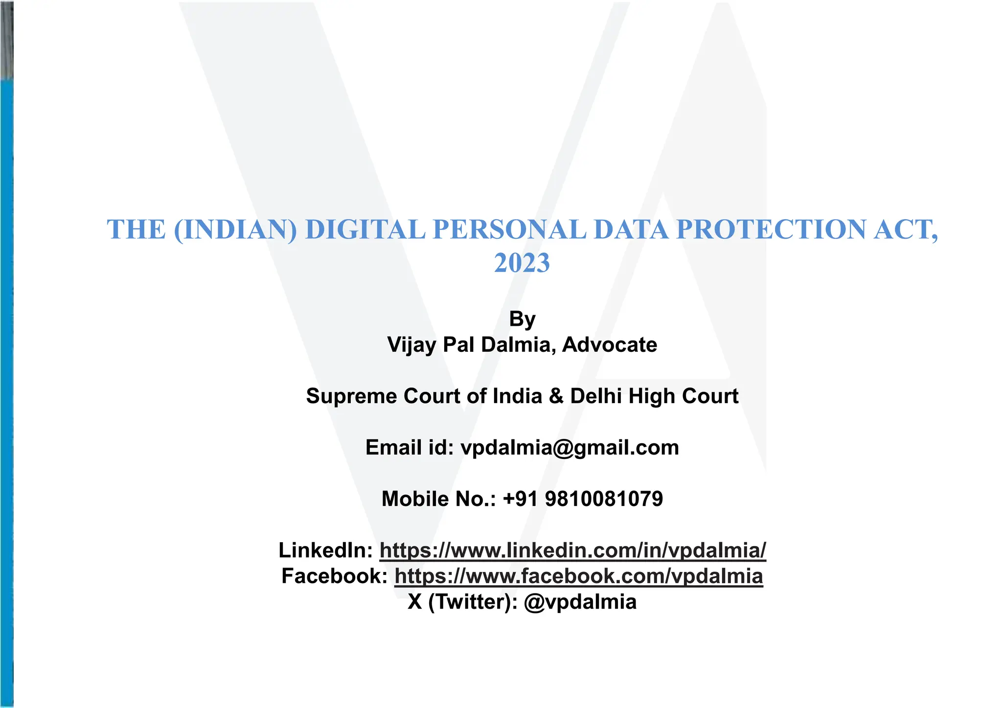 DIGITAL PERSONAL DATA PROTECTION ACT 2023-PPT-VPD.pptx