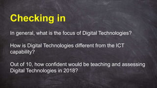 The Digital Technologies Curriculum | PPTX | Internet for Beginners ...