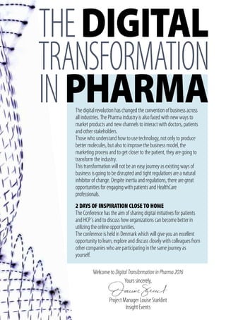 The digital transformation in pharma | PDF
