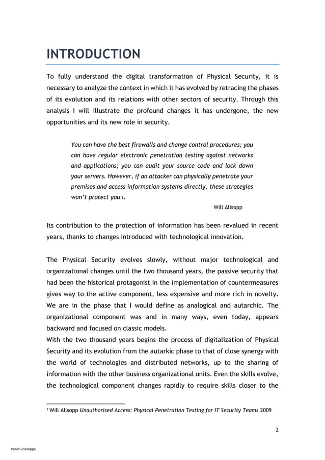 The digital transformation in physical security | PDF