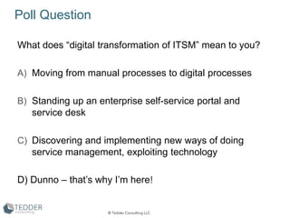 The Digital Transformation of ITSM | PDF