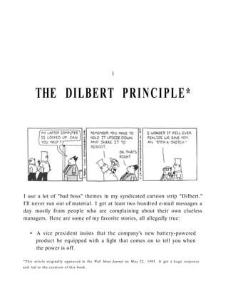 The dilbert principle scott adams | PDF