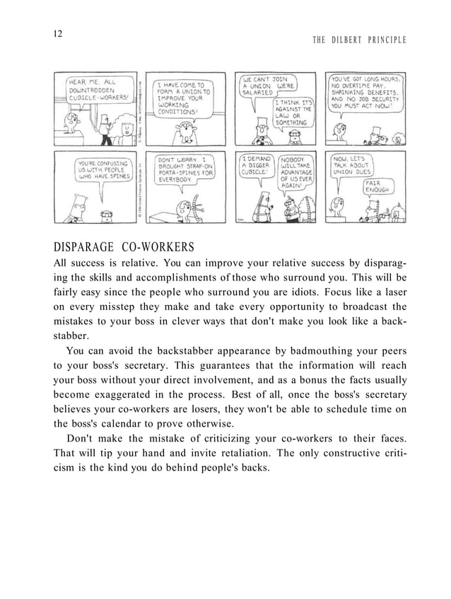 The dilbert principle scott adams
