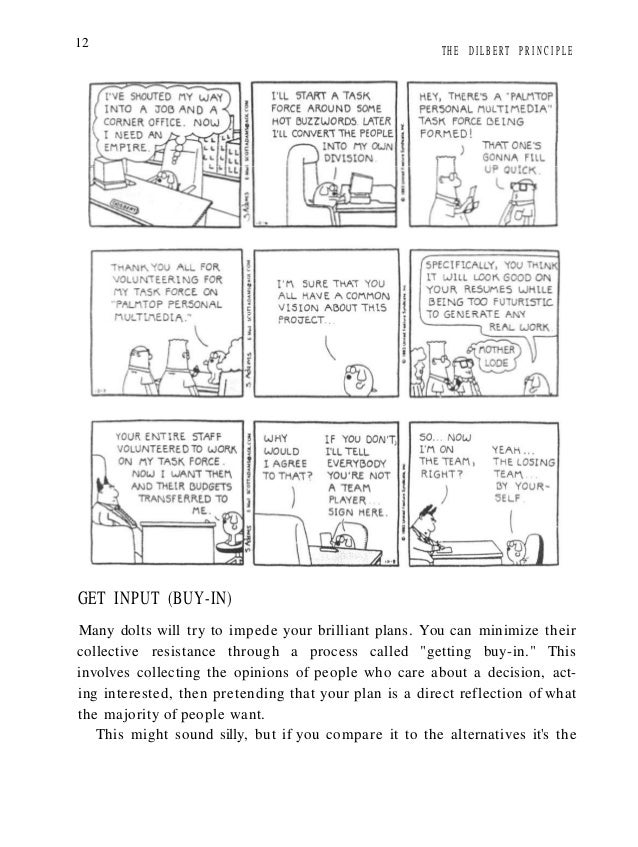 The dilbert principle scott adams