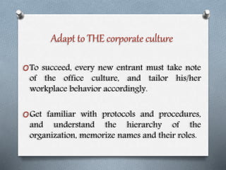 The diligent new entrant | PPT