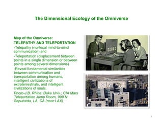 The Dimensional Ecology of Omniverse - A Presentation by Alfred Webre | PPT