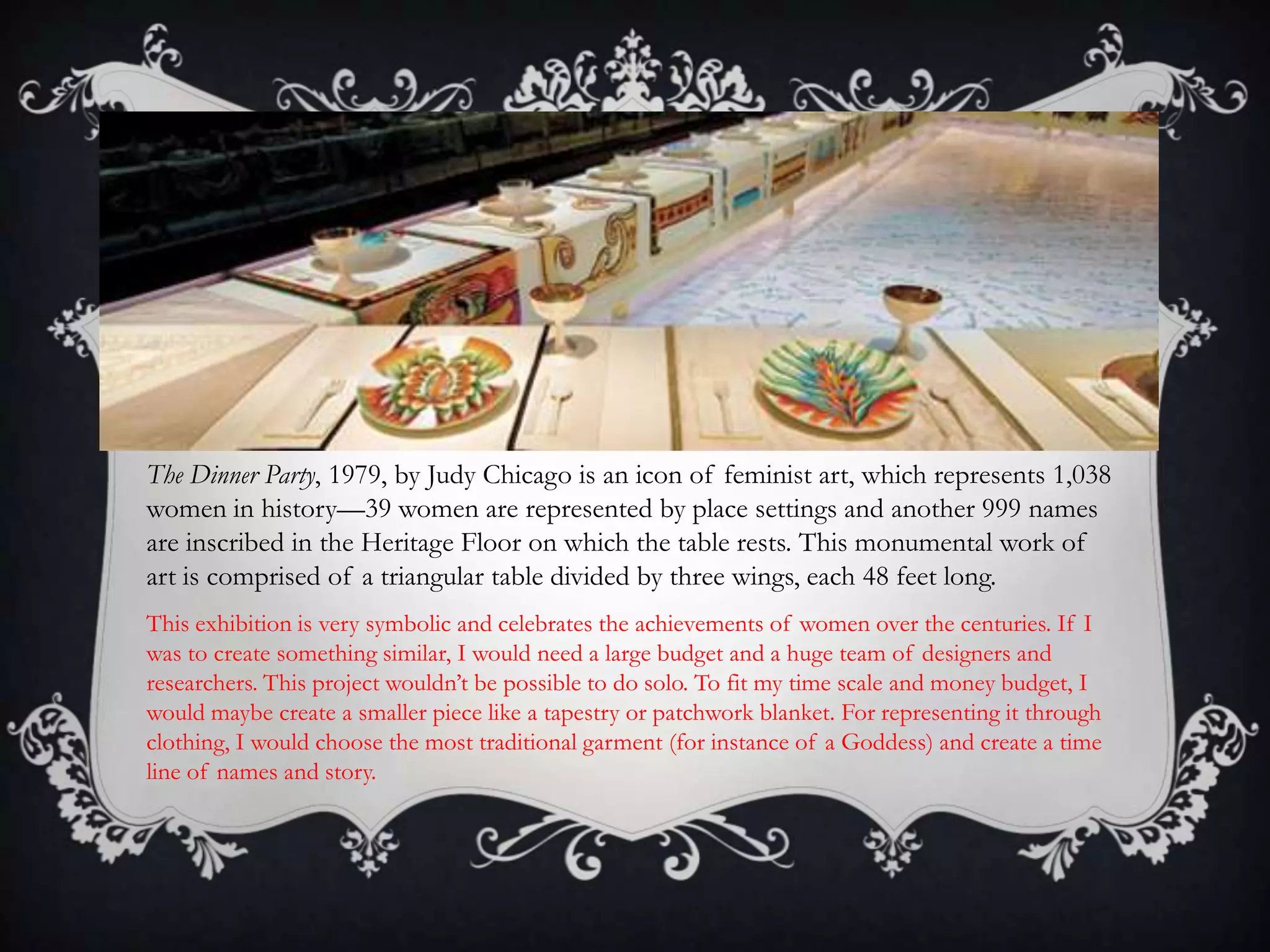 The dinner party | PPTX