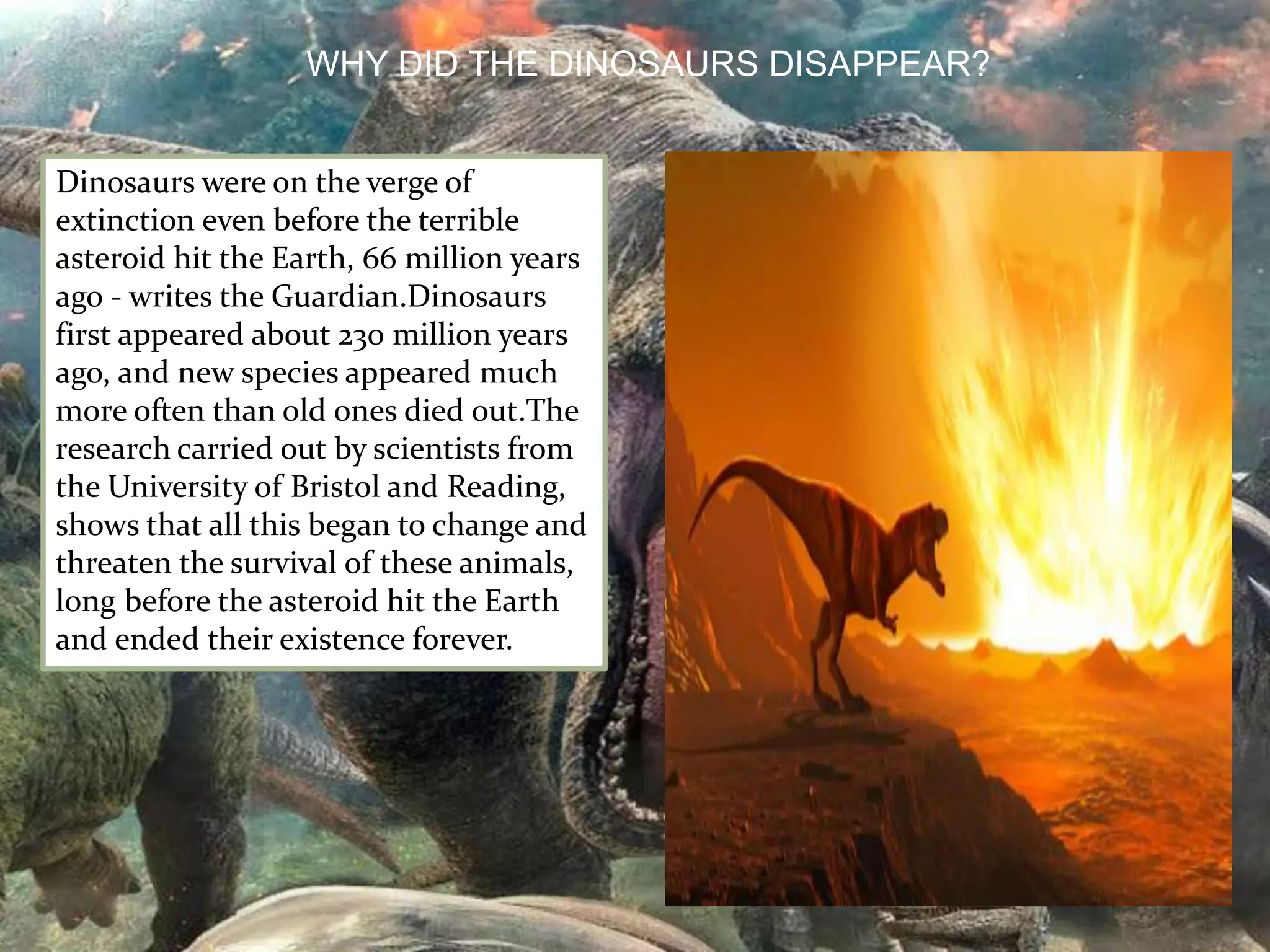 THE DINOSOURS.pptx