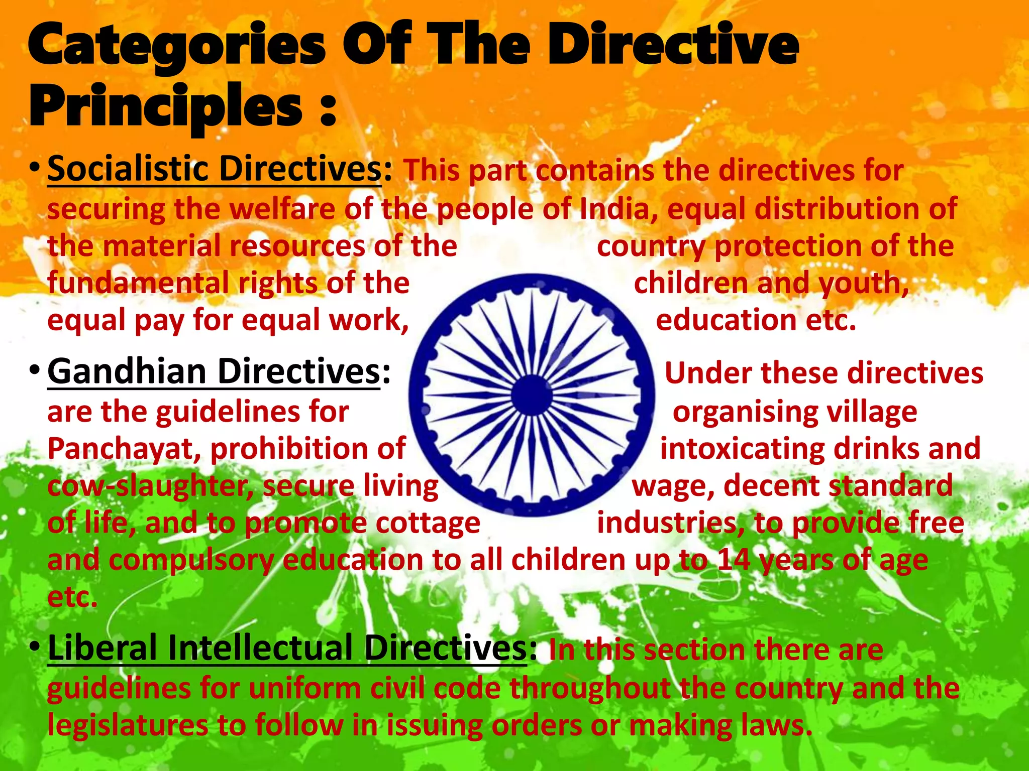 The directive principal of state policy | PPTX