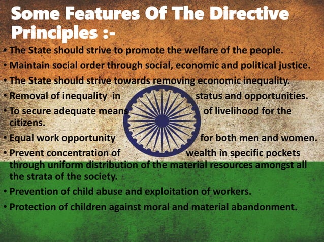 The directive principal of state policy | PPTX | Political Issues ...