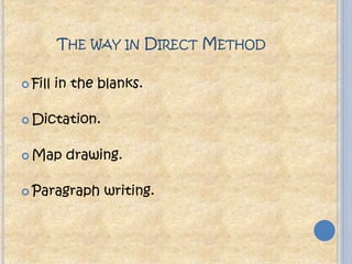 The direct method ( dara anjar sasmita ) *second edission* | PPT
