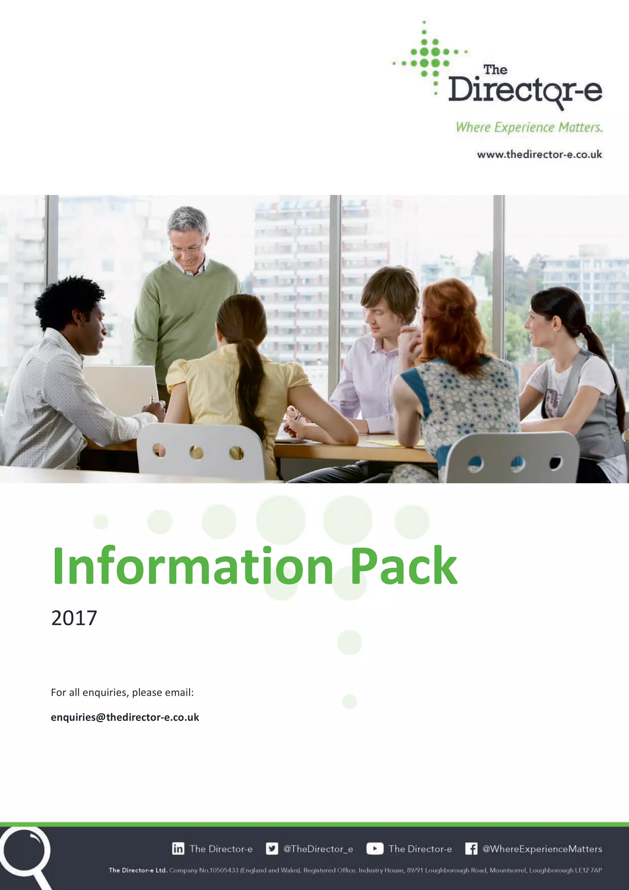 The Director-e Candidate Information Pack | PDF