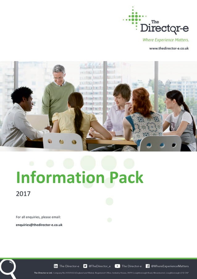 The Director-e Candidate Information Pack | PDF