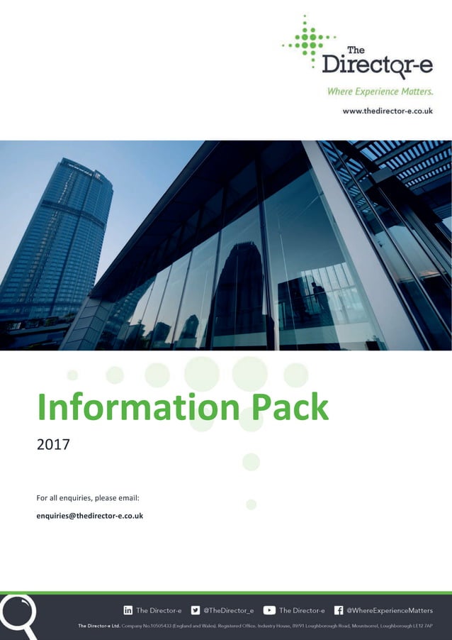 The Director-e Recruiter Information Pack | PDF