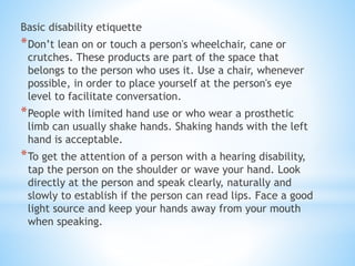 The disabled people in poland | PPTX