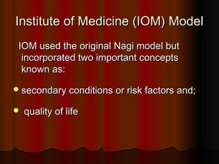 The Disablement Model | ODP | Mental Health | Diseases and Conditions