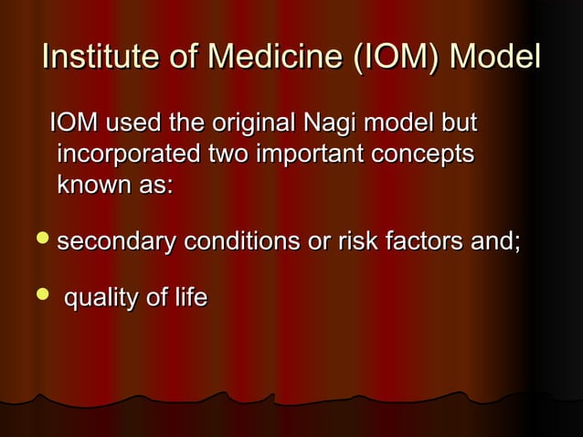 The Disablement Model | ODP | Mental Health | Diseases and Conditions