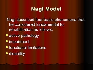 The Disablement Model | ODP