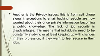 THE DISADVANTAGE OF ICT- week 7 ict.pptx