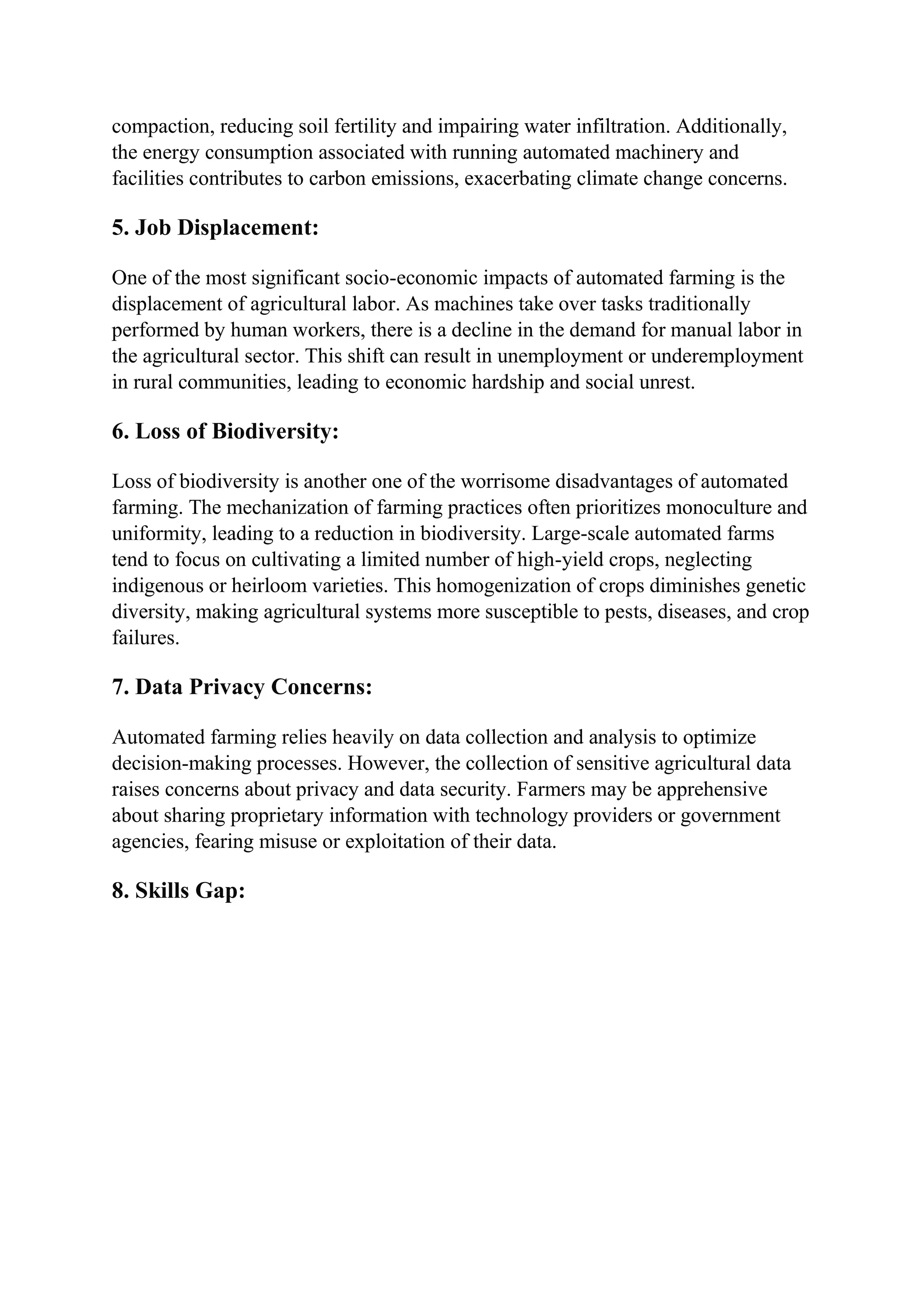 15 Disadvantages of Automated Farming: Balancing Efficiency with ...