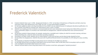The Disappearance of Frederick Valentich.pptx
