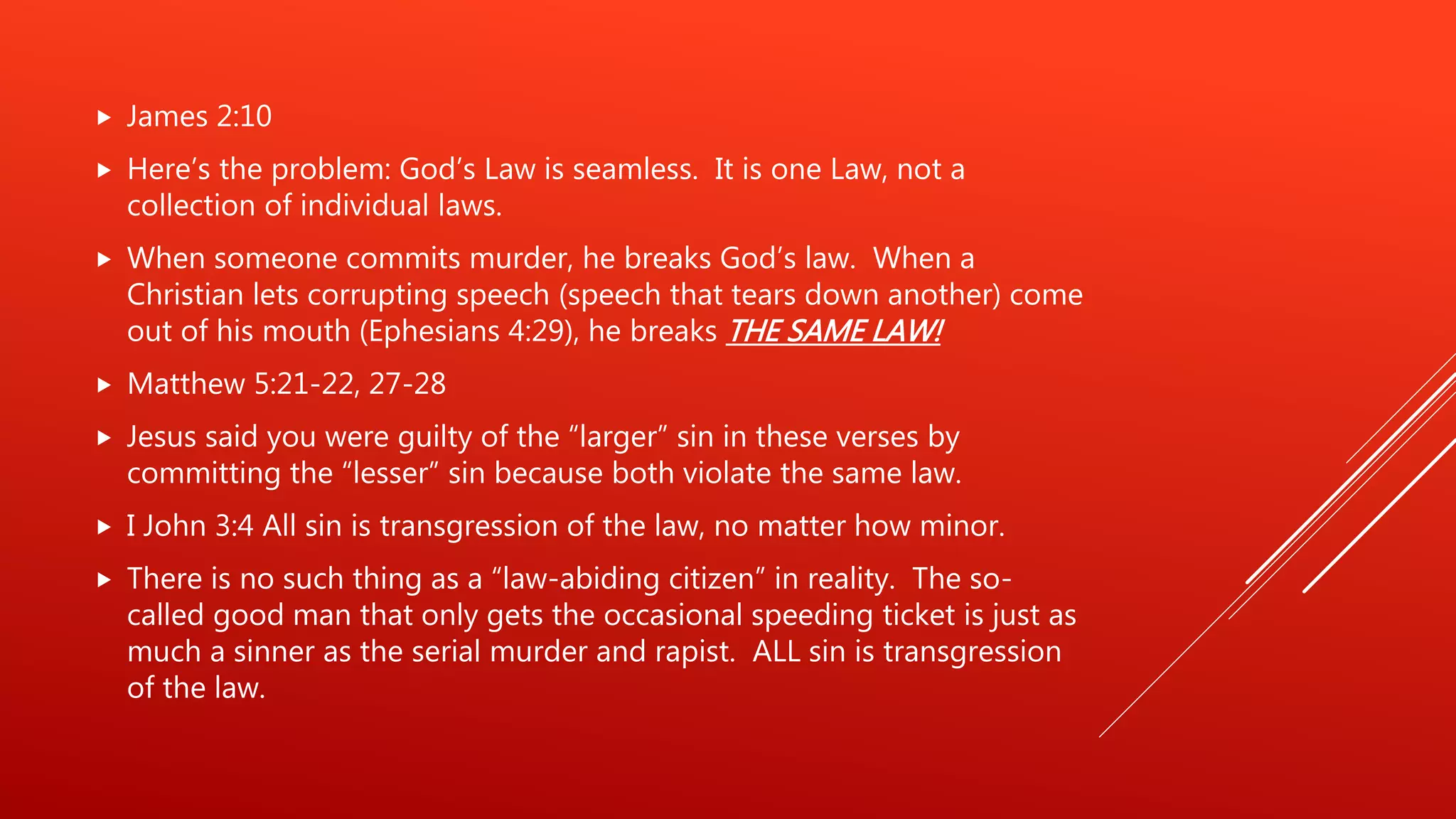 The Disappearance of Sin | PPTX