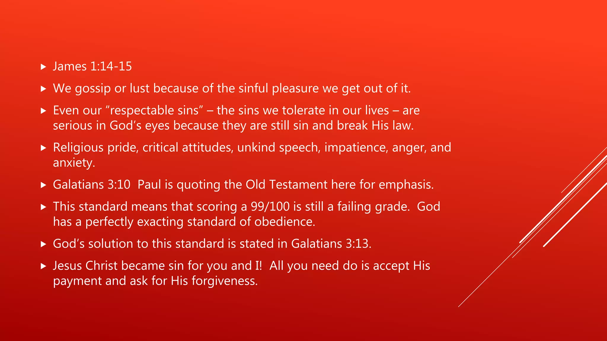 The Disappearance of Sin | PPTX