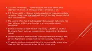 The Disappearance of Sin | PPTX