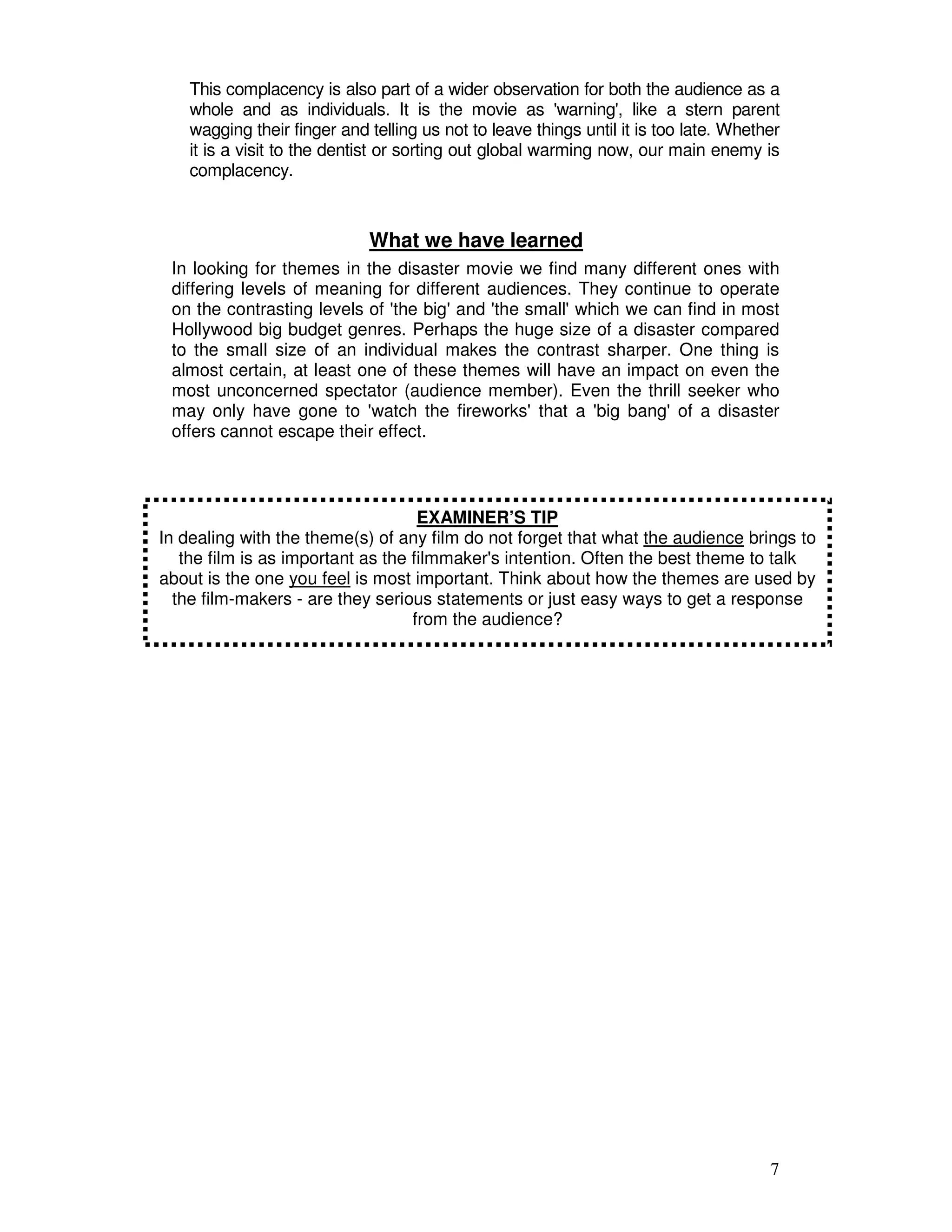 The disaster genre | PDF