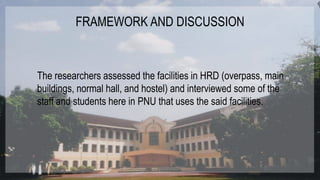 The disaster risk assessment of hrd building | PPTX