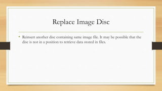 The Disc Image File is Corrupted Error in Windows 8 | PPT