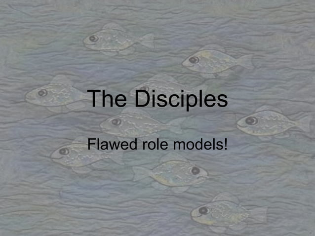 The disciples as role models | PPT