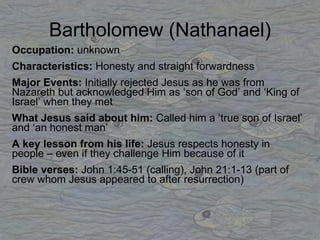 The disciples as role models | PPT