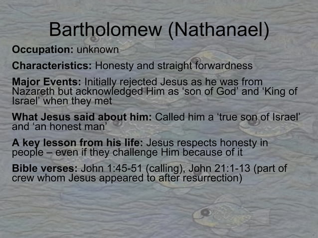 The disciples as role models | PPT