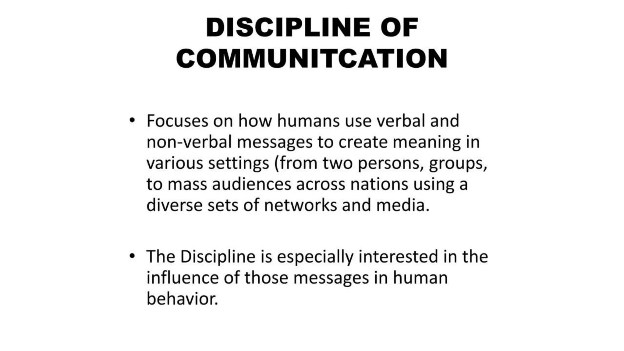 The Discipline of Communication.pptx