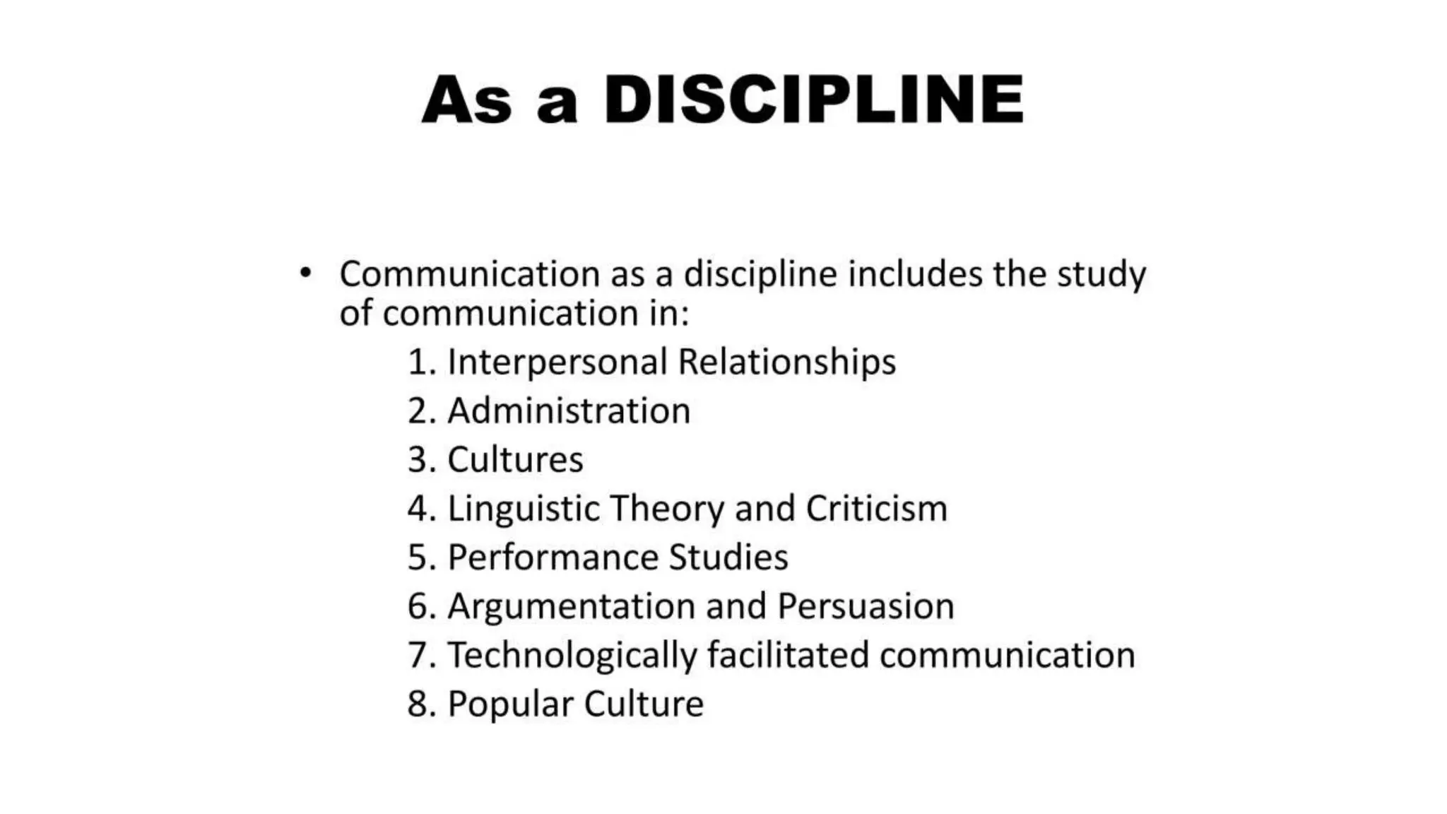 The Discipline of Communication.pptx