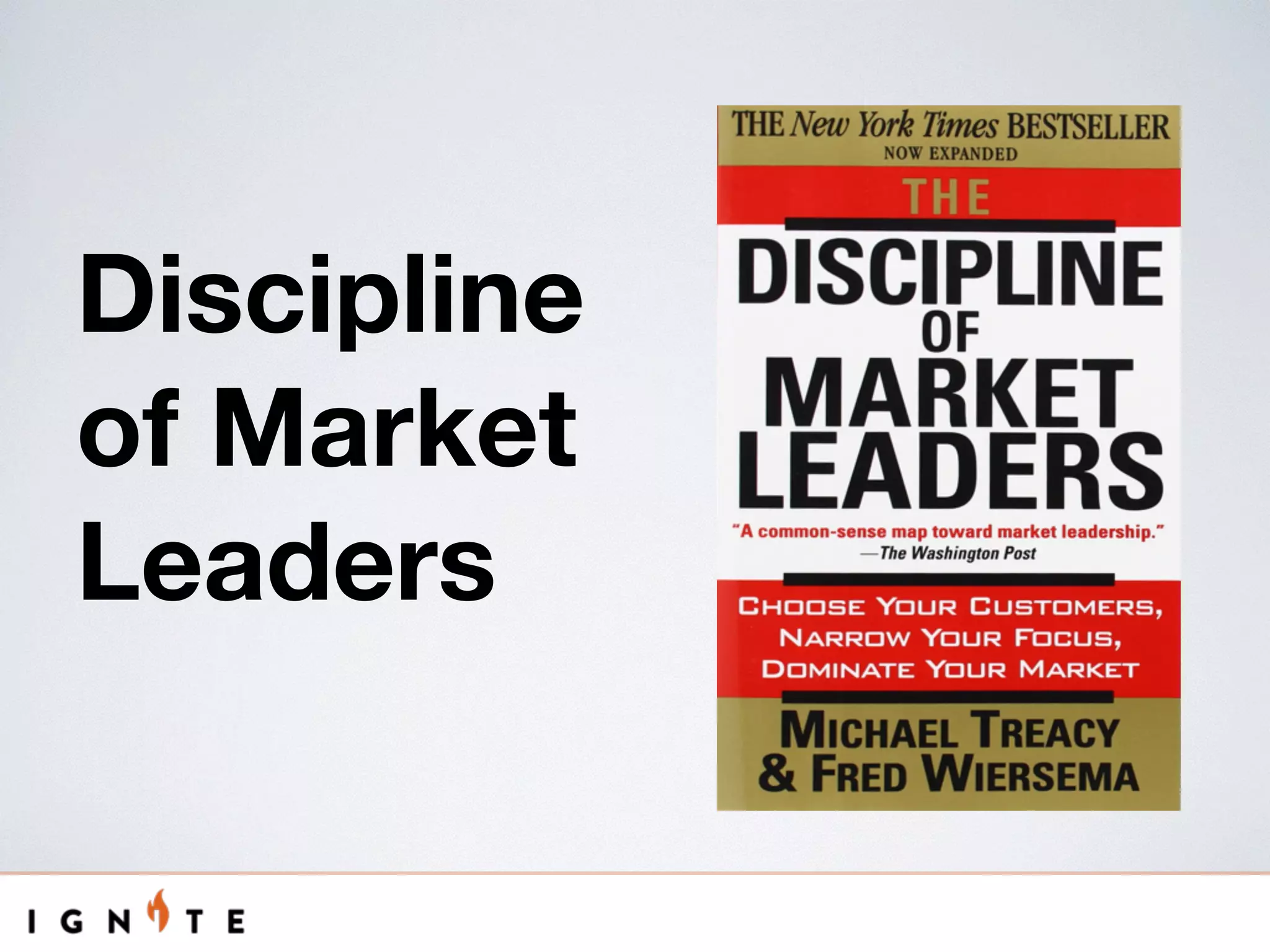 The Discipline of Market Leaders: A Strategy for Reaching the Top | PDF