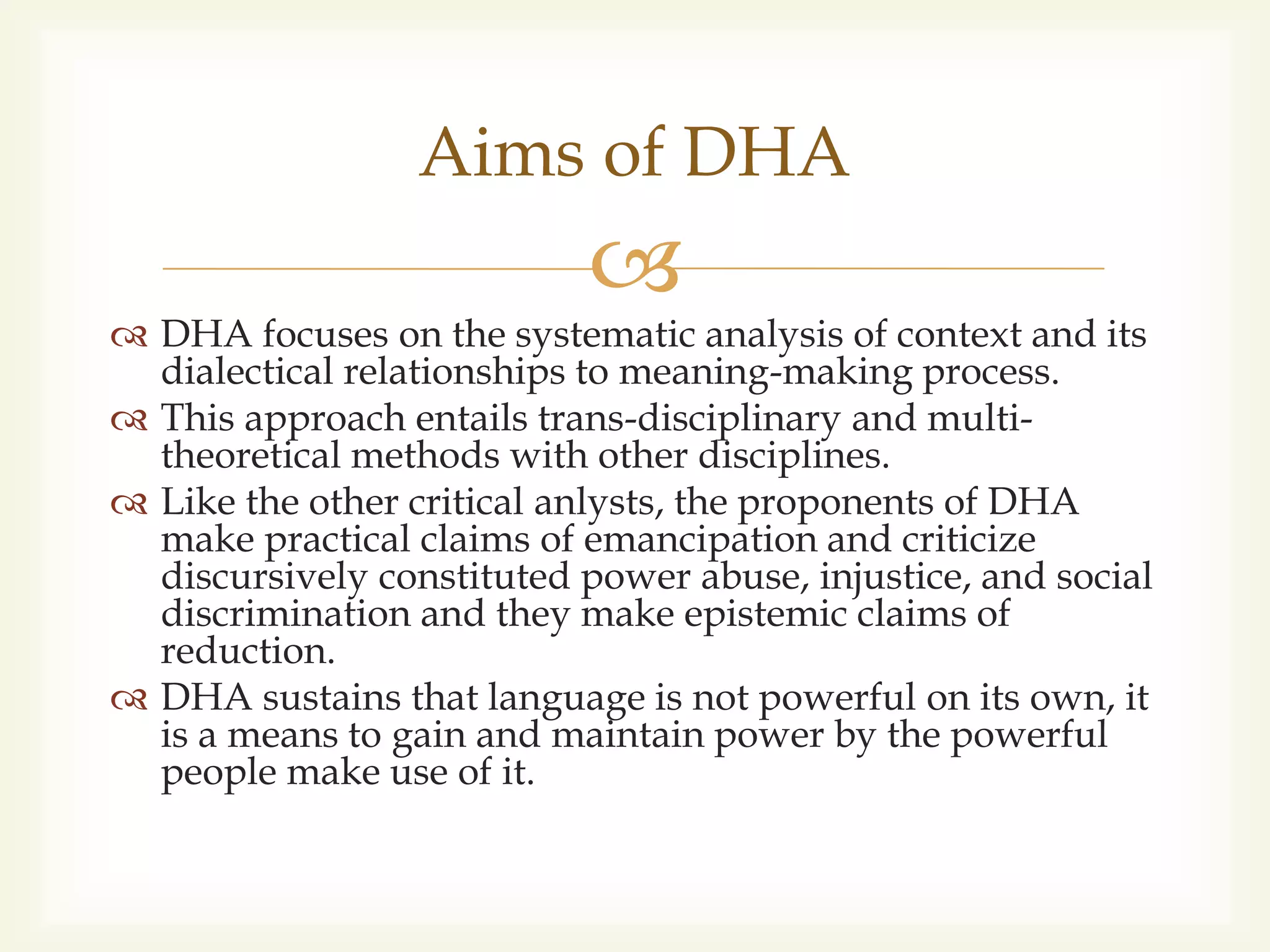 The Discourse - Historical Approach | PDF