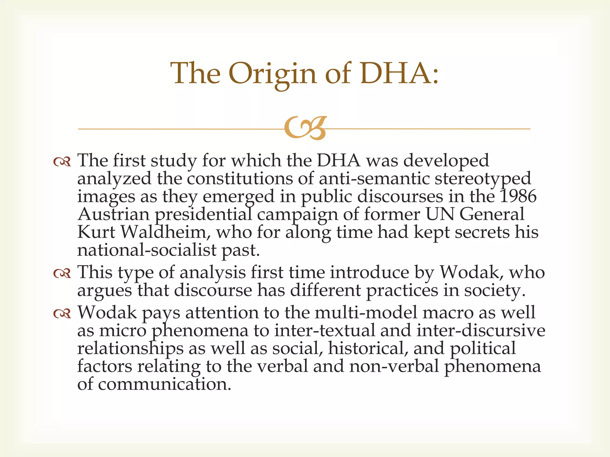 The Discourse - Historical Approach | PDF
